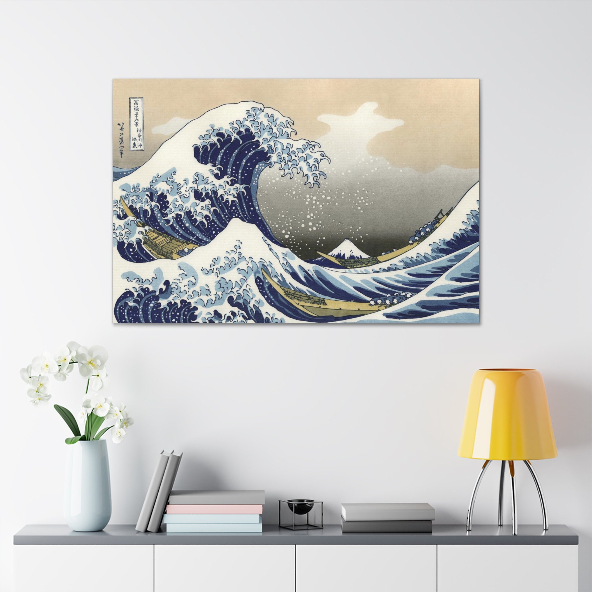 CANVAS ART - the Great Wave off Kanagawa Wall Art | the Great Wave ...