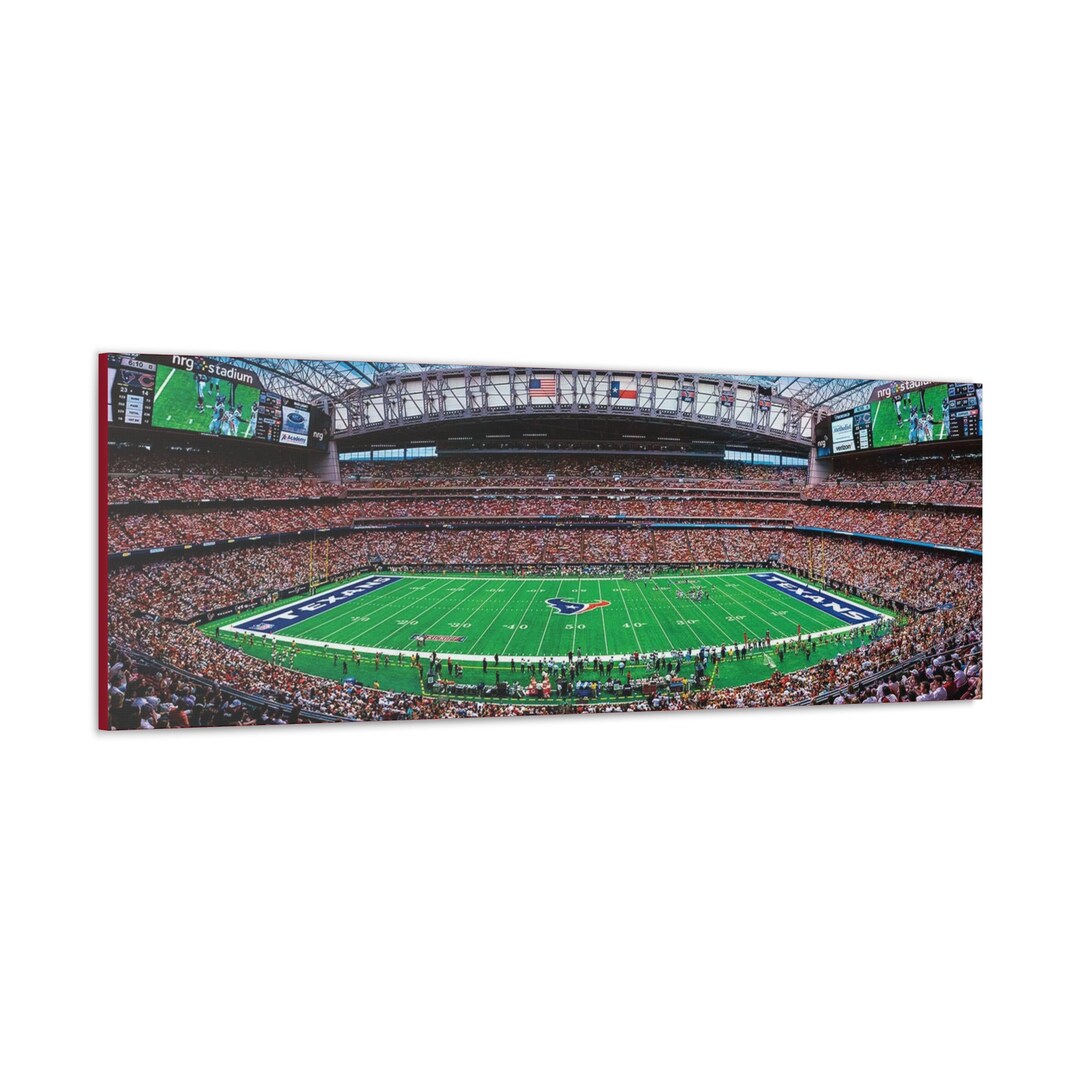 CANVAS ART - Houston Texans Stadium Wall Art | NRG Stadium Texans Field ...