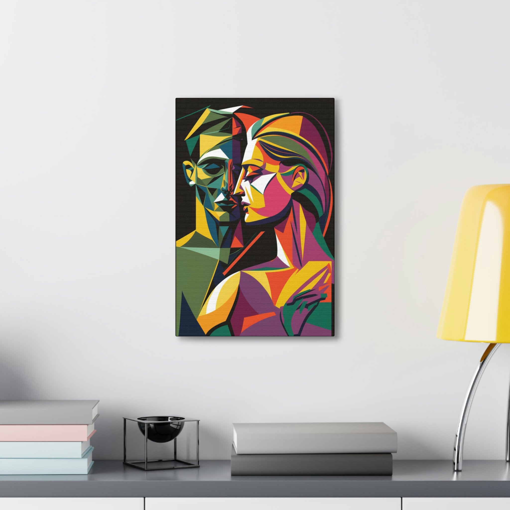 CANVAS ART Abstract Couple Wall Art Abstract Couple Canvas - Etsy