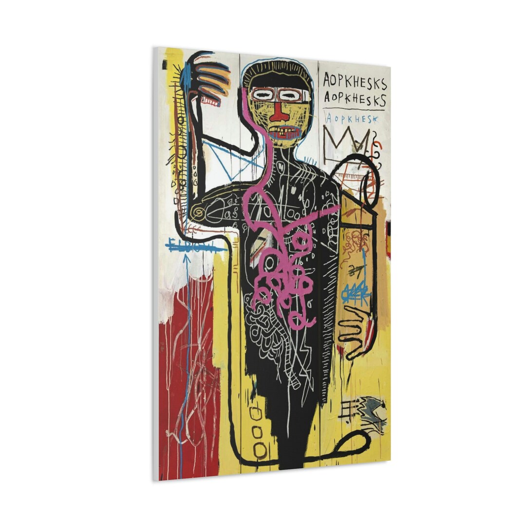 CANVAS ART Jean-michel Basquiat Versus Medici Wall Art Basquiat Art ...