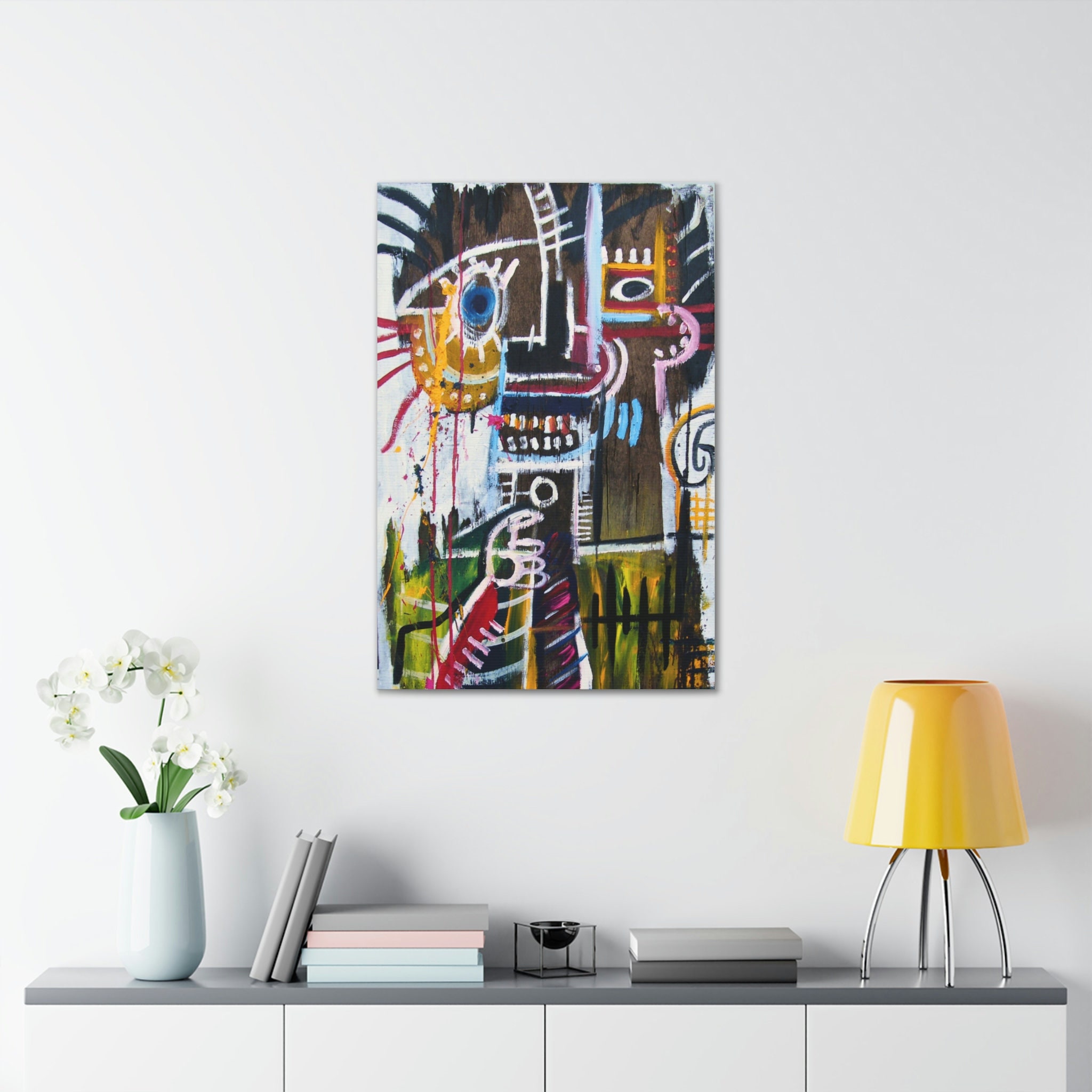 CANVAS ART Jean-michel Basquiat Portrait Wall Art Basquiat Art Basquiat ...