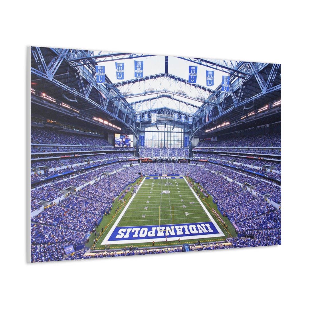 CANVAS ART - Indianapolis Colts Wall Art | Lucas Oil Stadium Wall Art ...