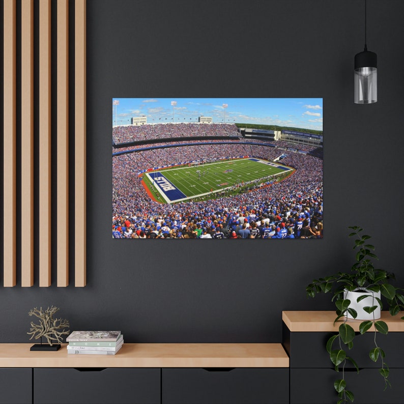 CANVAS ART Buffalo Bills Stadium Wall Art Highmark Stadium - Etsy