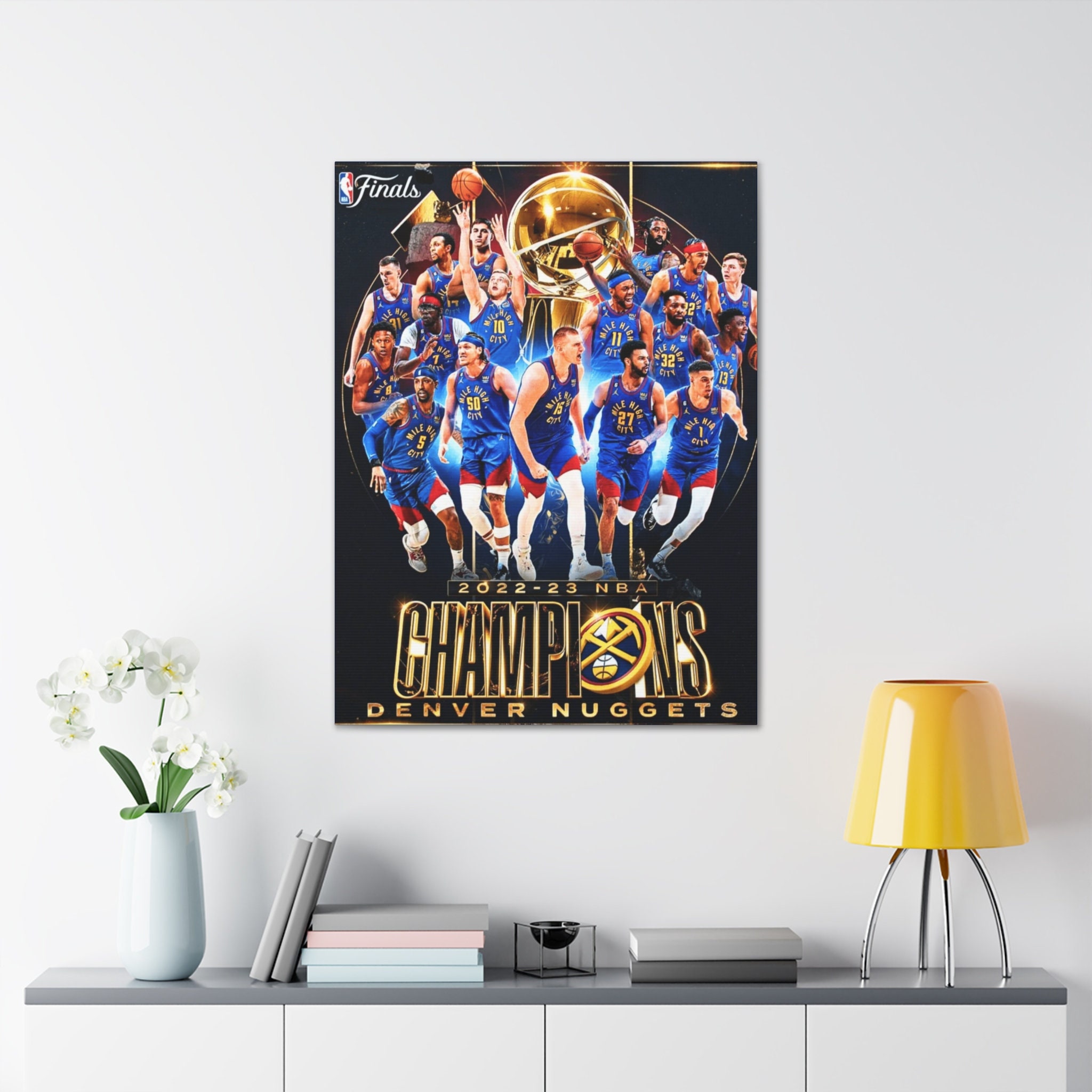 CANVAS ART Denver Nuggets Wall Art Denver Nuggets Canvas - Etsy