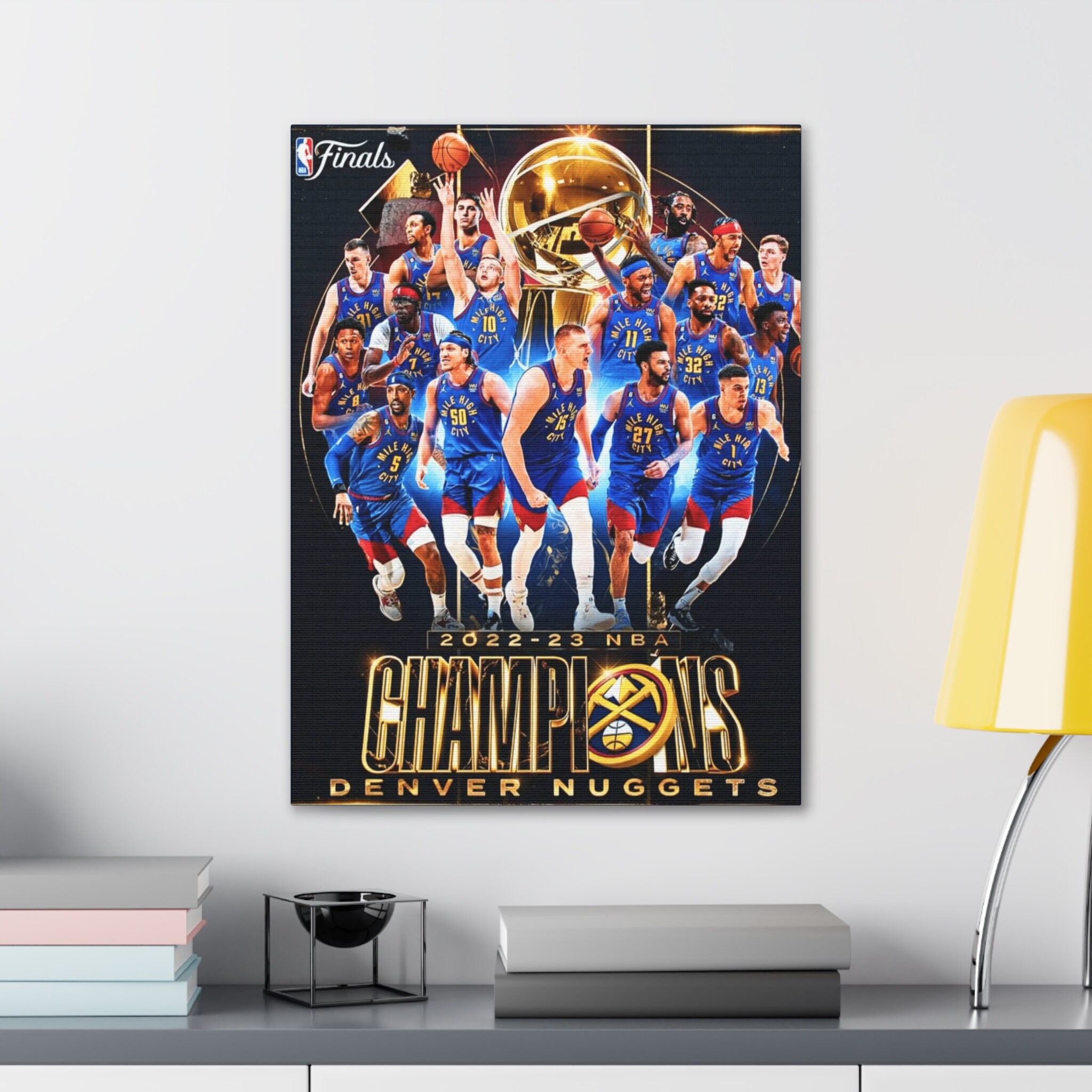 CANVAS ART Denver Nuggets Wall Art Denver Nuggets Canvas - Etsy