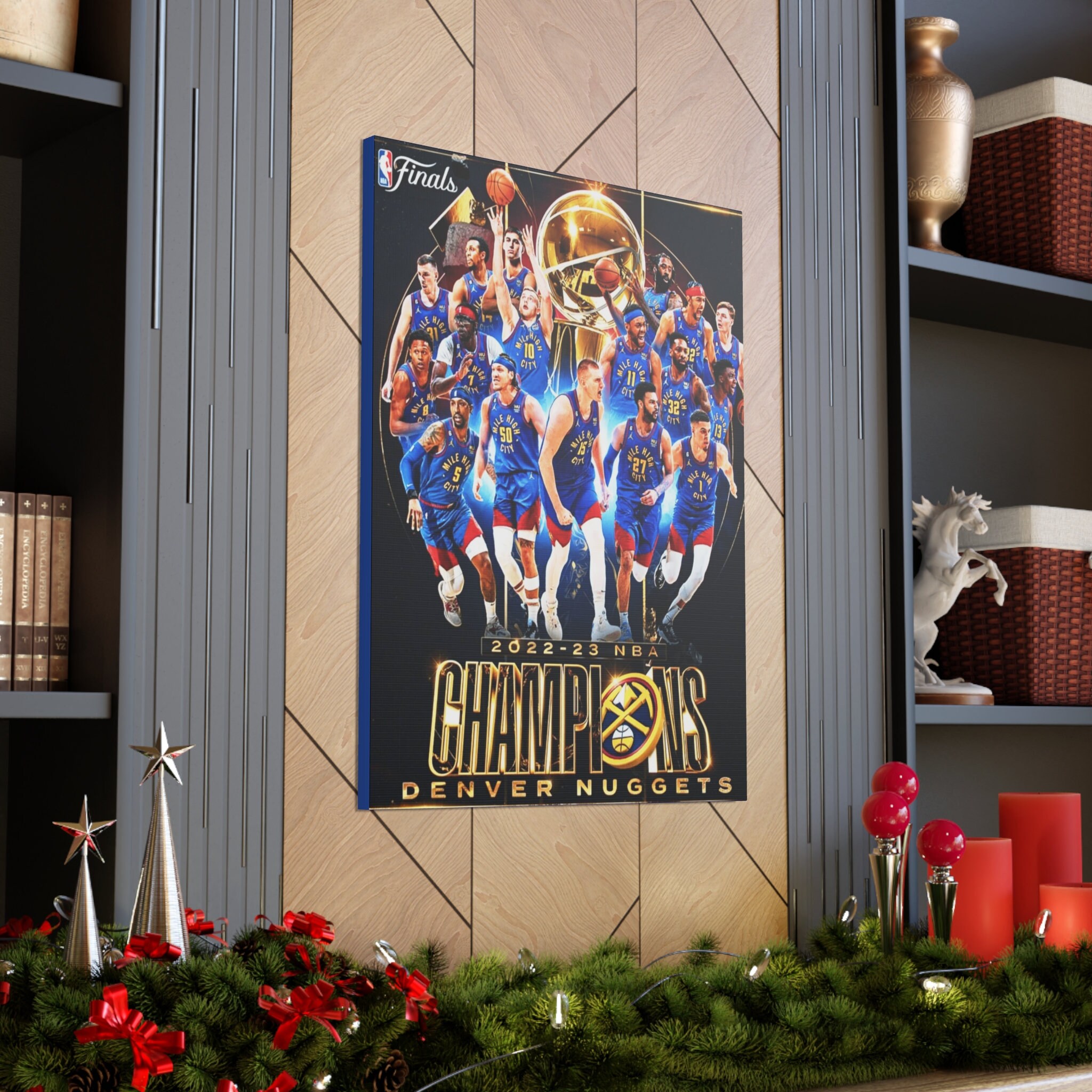 CANVAS ART Denver Nuggets Wall Art Denver Nuggets Canvas - Etsy