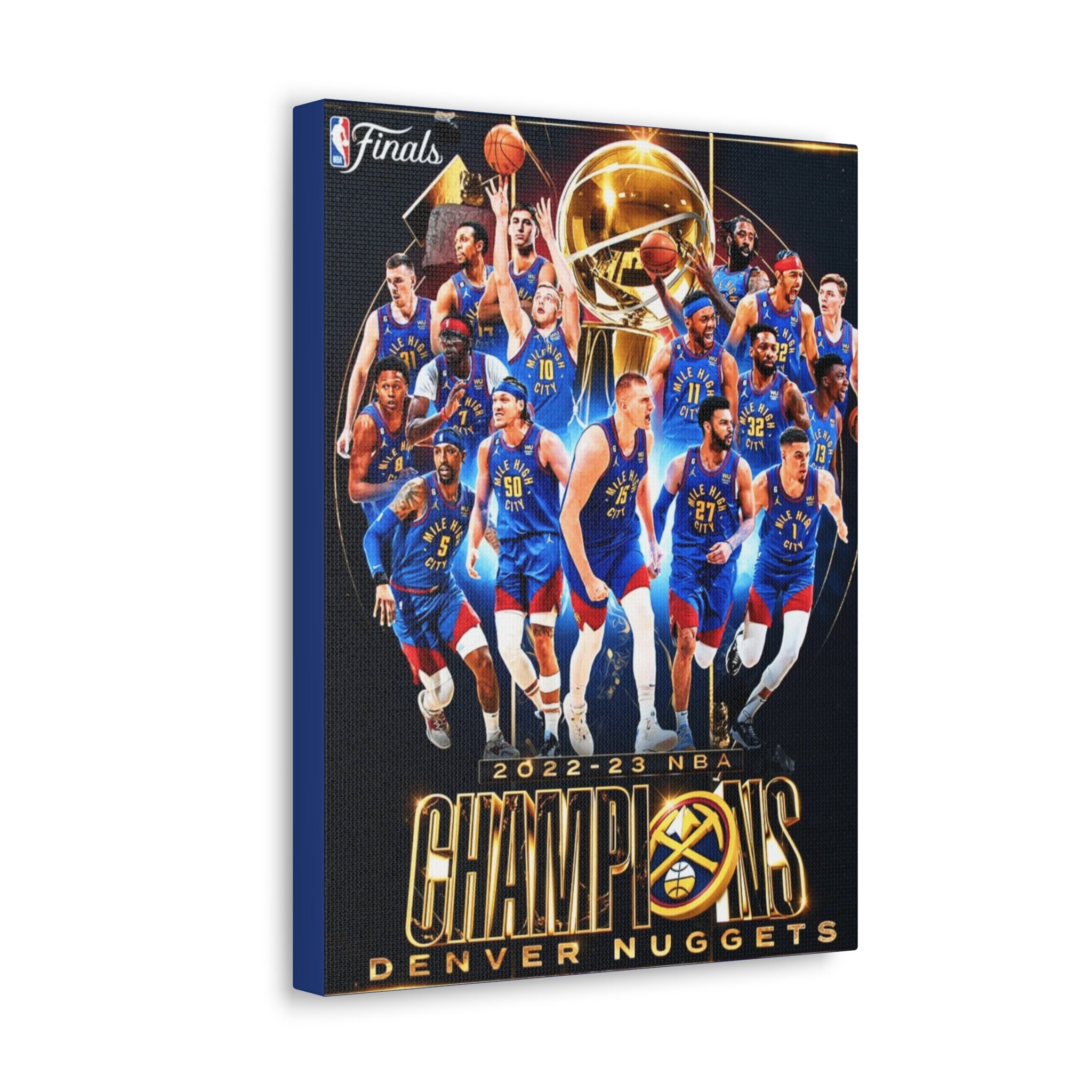 CANVAS ART Denver Nuggets Wall Art Denver Nuggets Canvas - Etsy