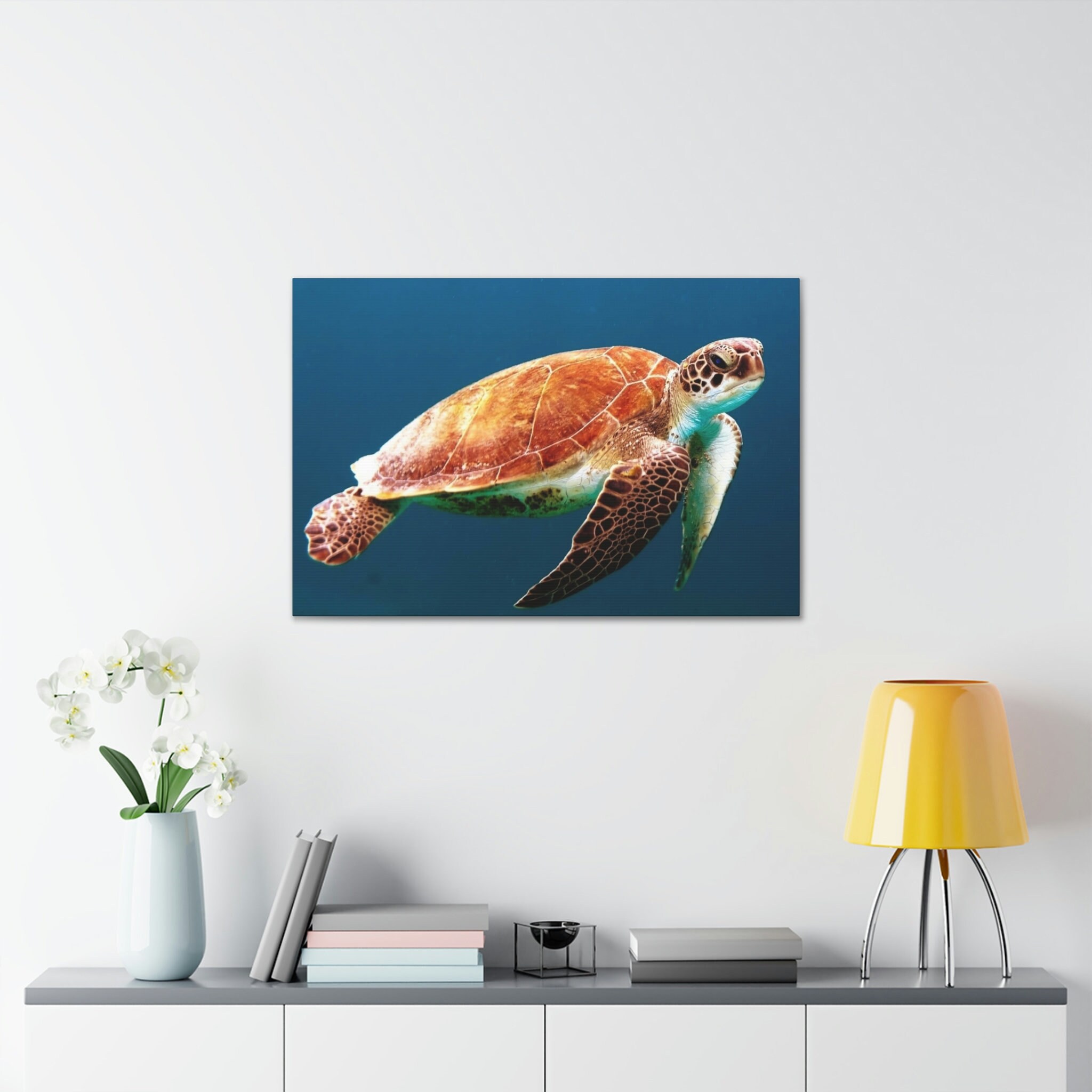 CANVAS ART Sea Turtle Wall Art Turtle Art Turtle Canvas Art Turtle ...
