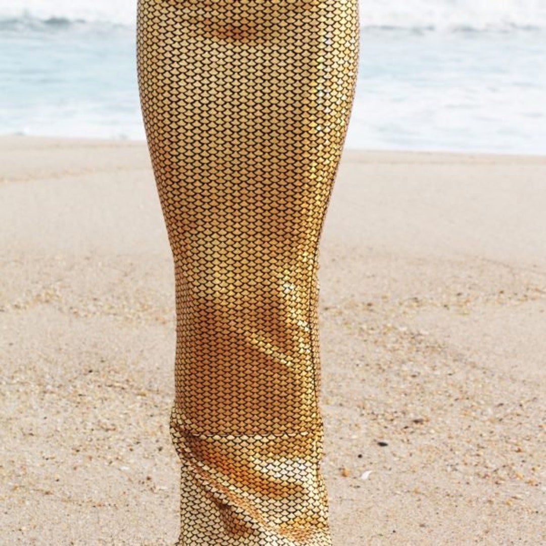 Gold Swimmable Mermaid Tail - Etsy