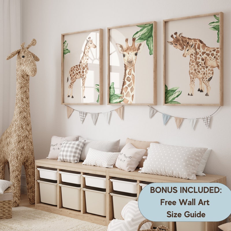 Giraffe Nursery Decor - Etsy
