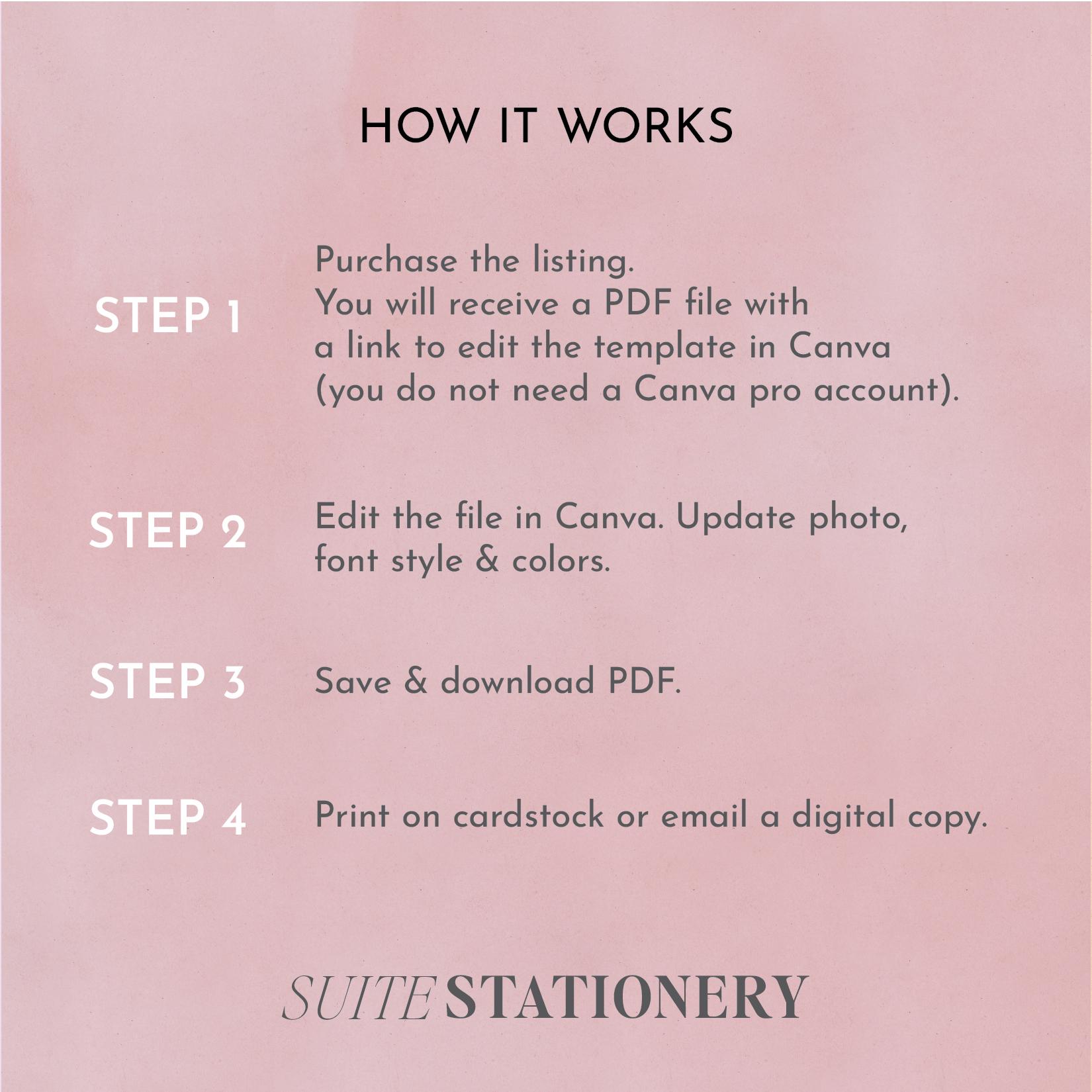 Elegant Floral Resume & Cover Letter Template | Deep Purple Tones ...