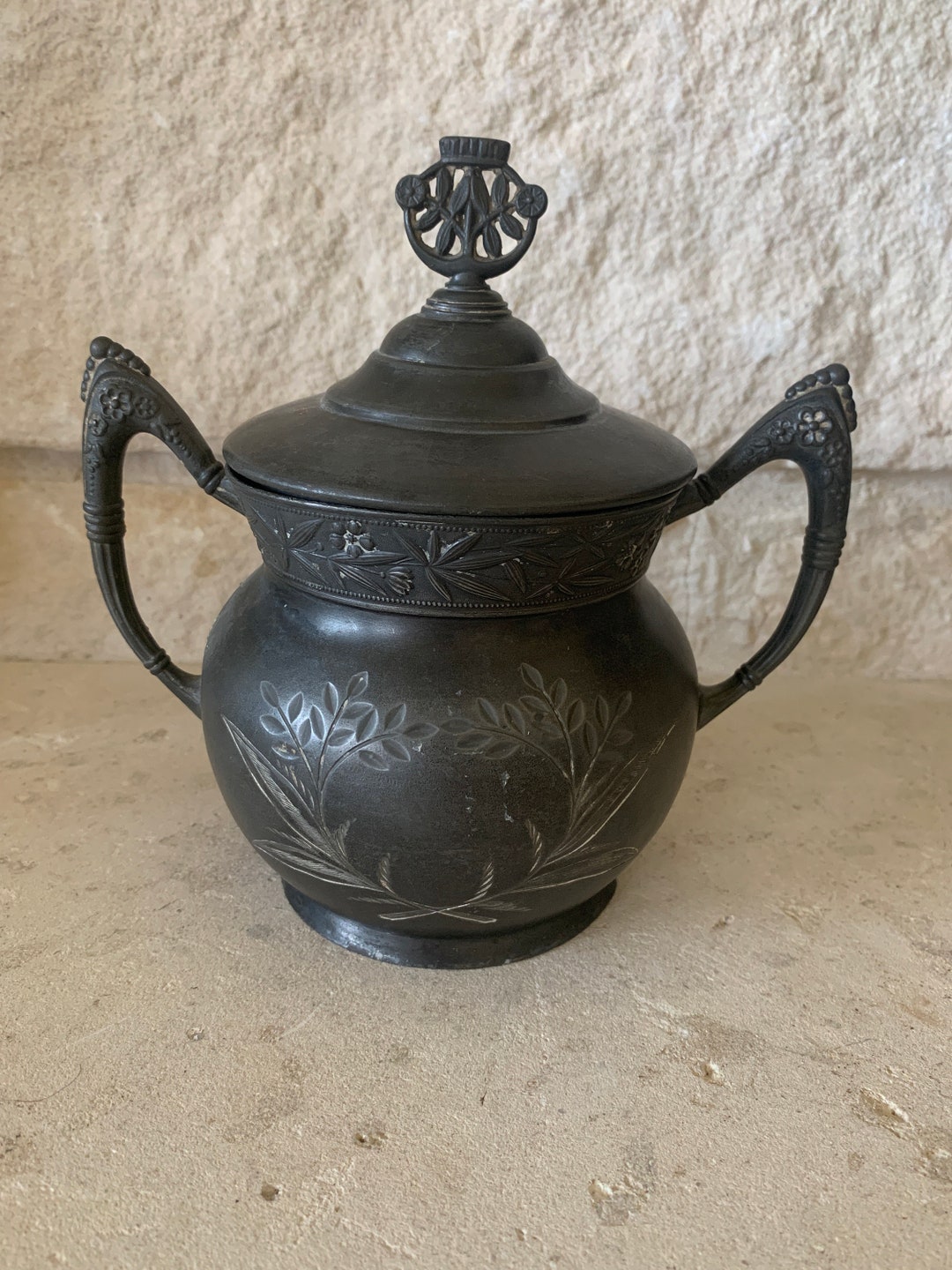 Antique American Co Triple Plate Sugar Bowl and Lid 5c - Etsy