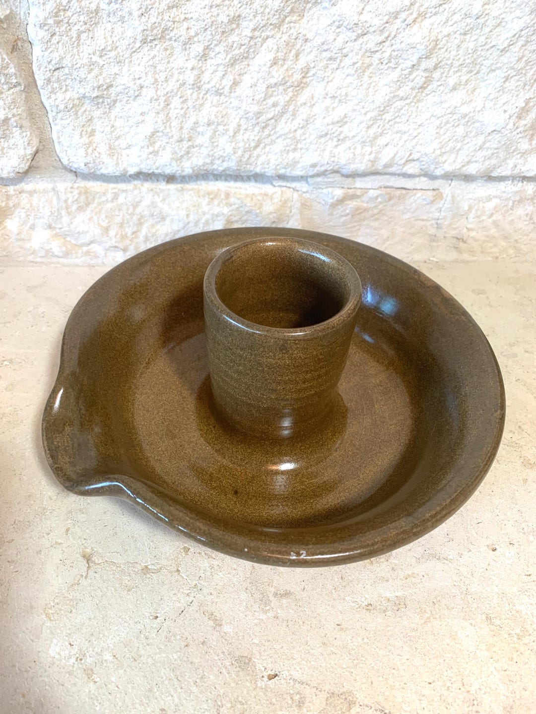 Brown Pottery Chicken Cooker With Liquid Bowl and Pour Spout. Sb1c - Etsy