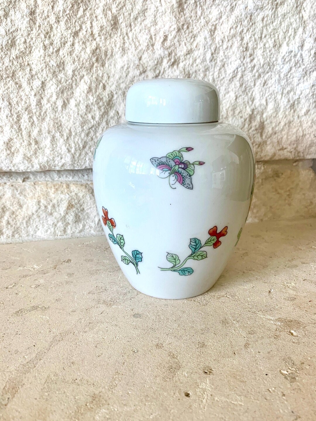 Vintage Elizabeth Arden Urn/ Ginger Jar With Butterfly Lid Box 8j - Etsy