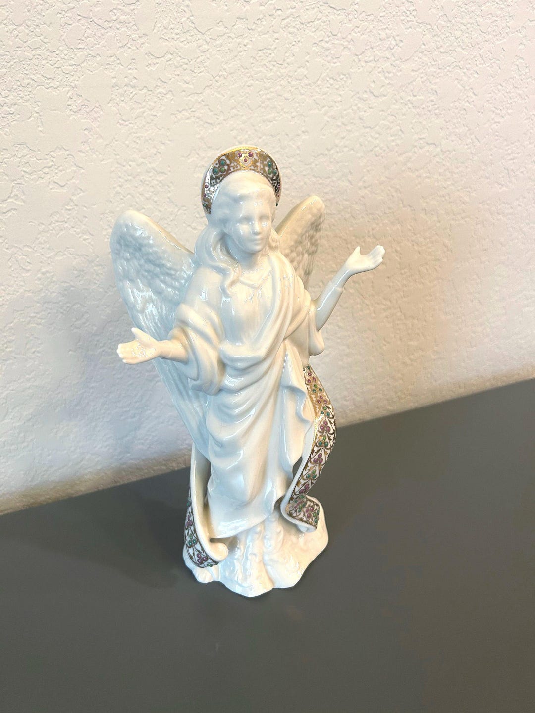 Lenox Angel of Light Figurine - With Original Box - 24 K Gold Trim ...