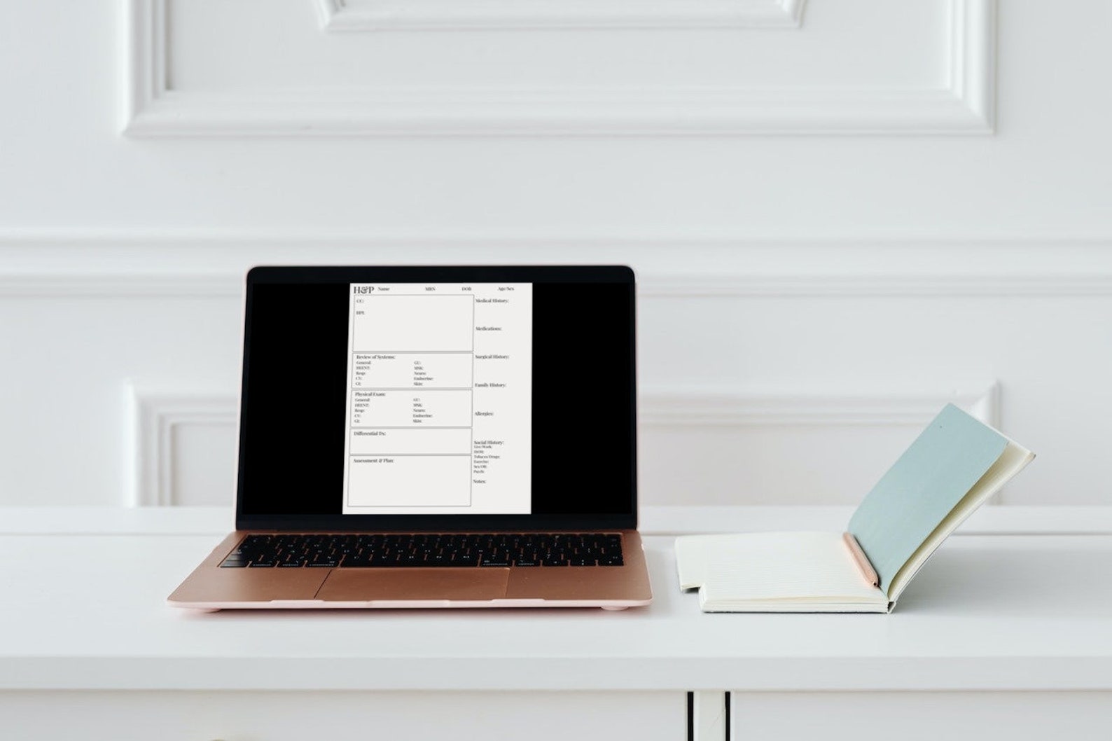 History & Physical Template | Medical School, Medical Student, Nursing Student, Health ...