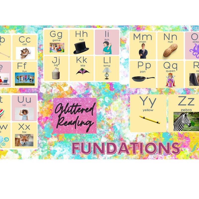 Fundations Letter Cards - Etsy