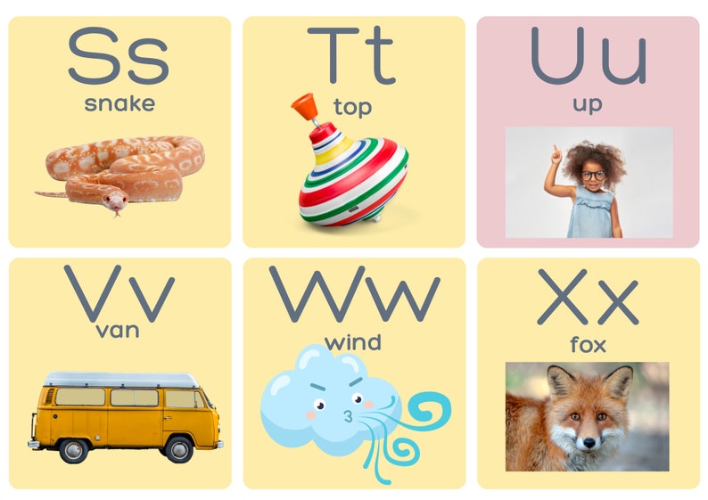 Fundations Sound Cards- ABC Cards - Etsy