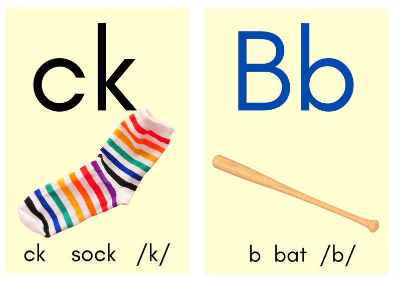 Fundations Sound Cards- ABC Cards & Digraphs - Etsy