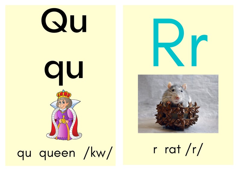 Fundations Sound Cards- ABC Cards & Digraphs - Etsy