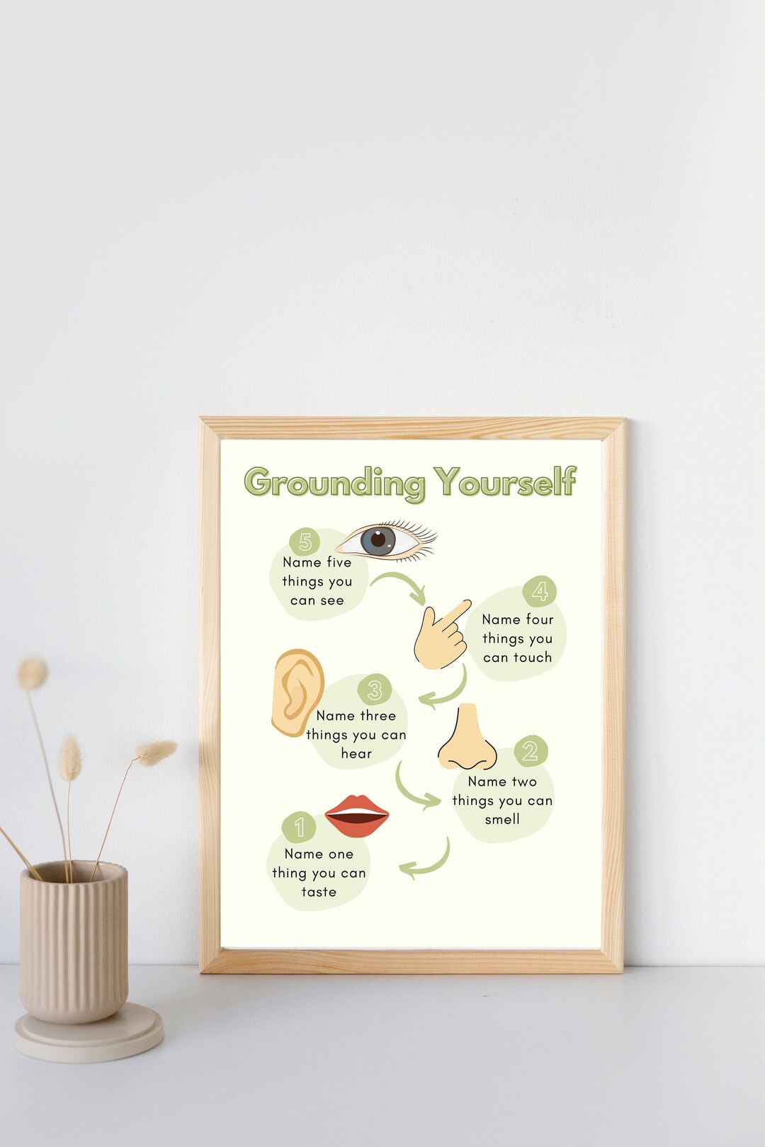 Grounding Skills Poster - Etsy