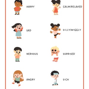 Social Emotional Learning, Emotions/feelings Bingo Cards - Etsy