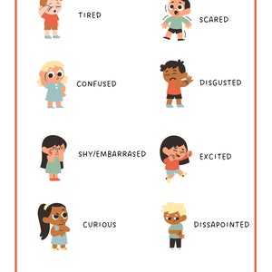 Social Emotional Learning, Emotions/feelings Bingo Cards - Etsy