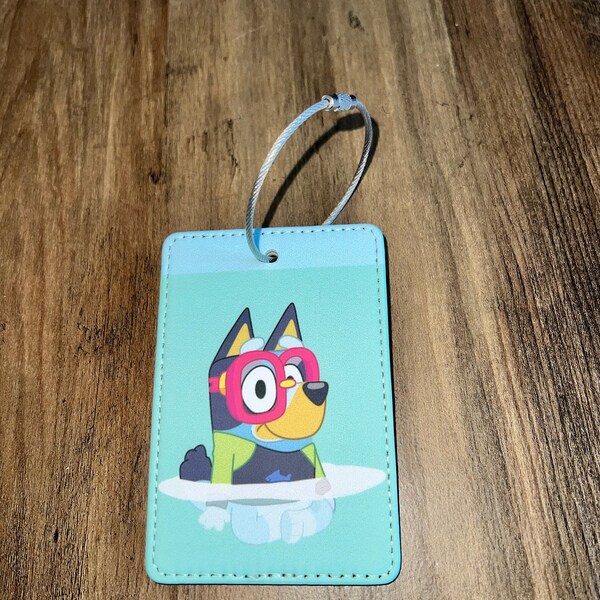 Bluey Luggage Bag - Etsy UK