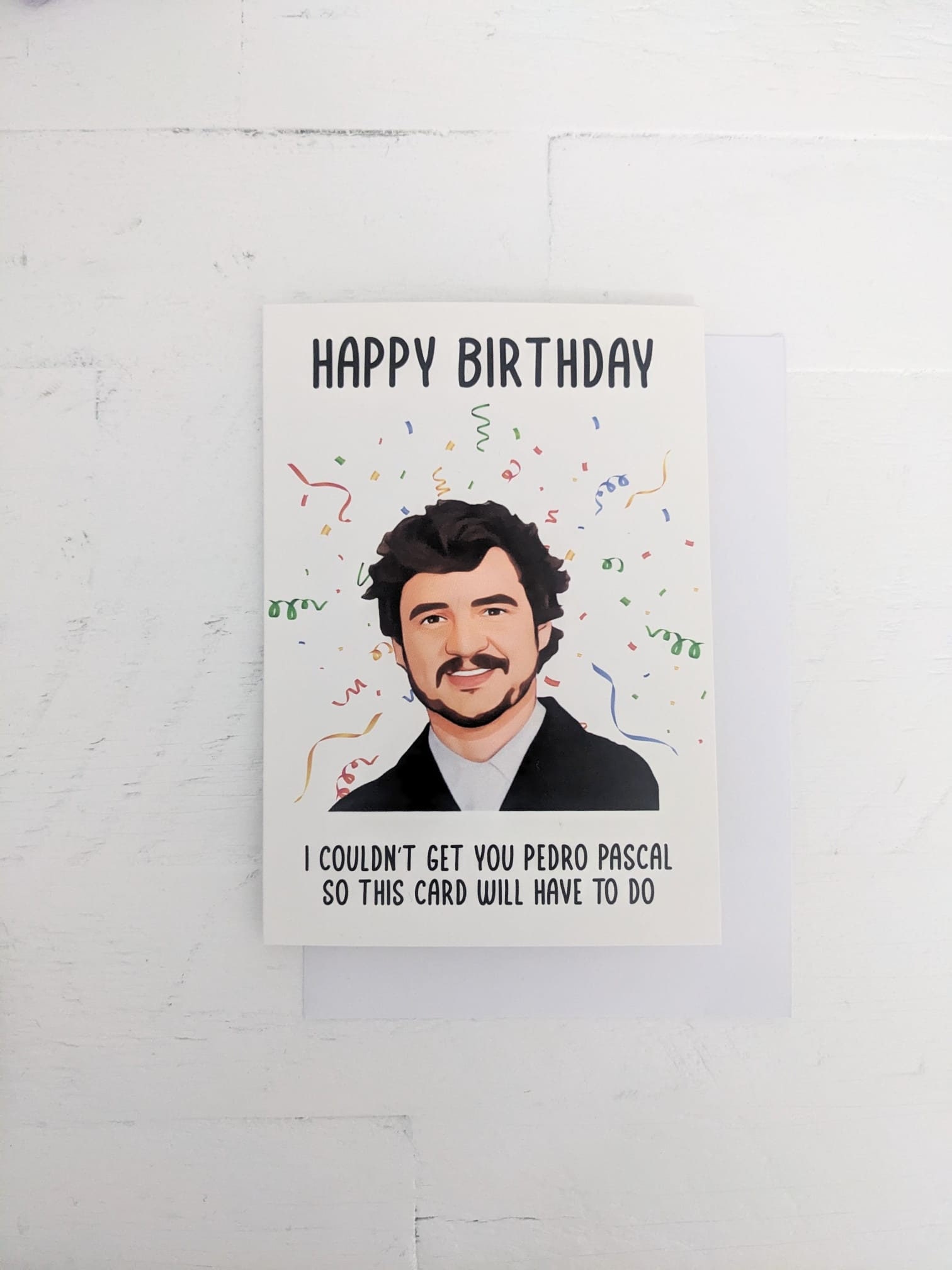 Pedro Pascal Happy Birthday Card - Etsy UK