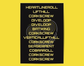 The Smiler, Alton Towers Resort Theme Park, England. Rollercoaster ...