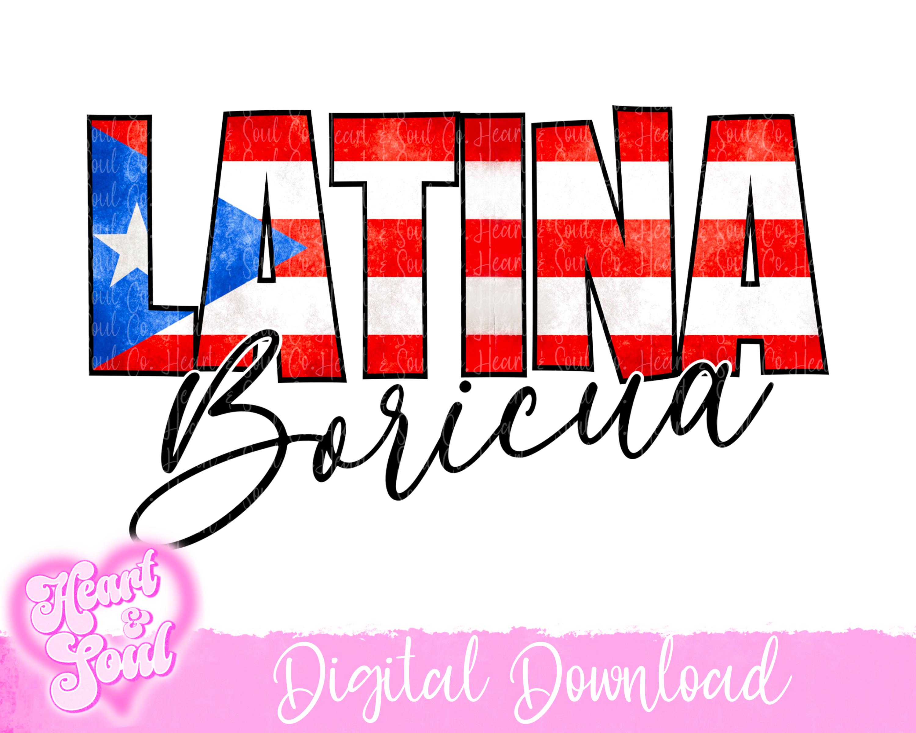 Latina Boricua Png- Puerto Rican Png- Digital Download - Etsy