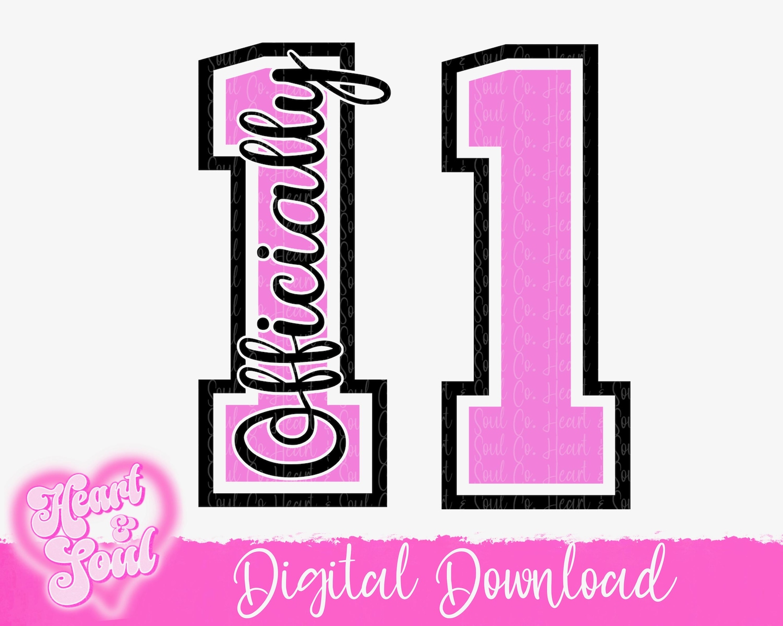 Officially 11 Svg-png- Officially 11 Svg-digital Download - Etsy