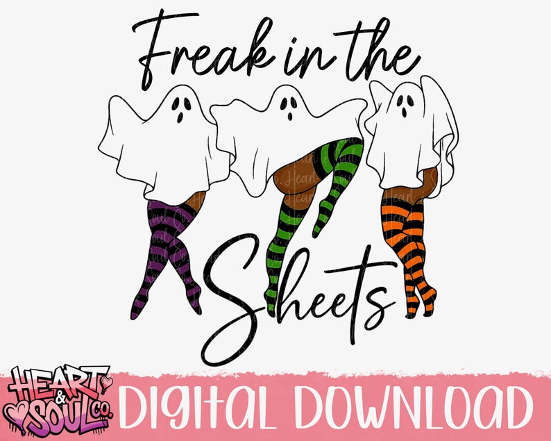 Freak in the Sheets Ghost PNG – Halloween Digital Download - Etsy