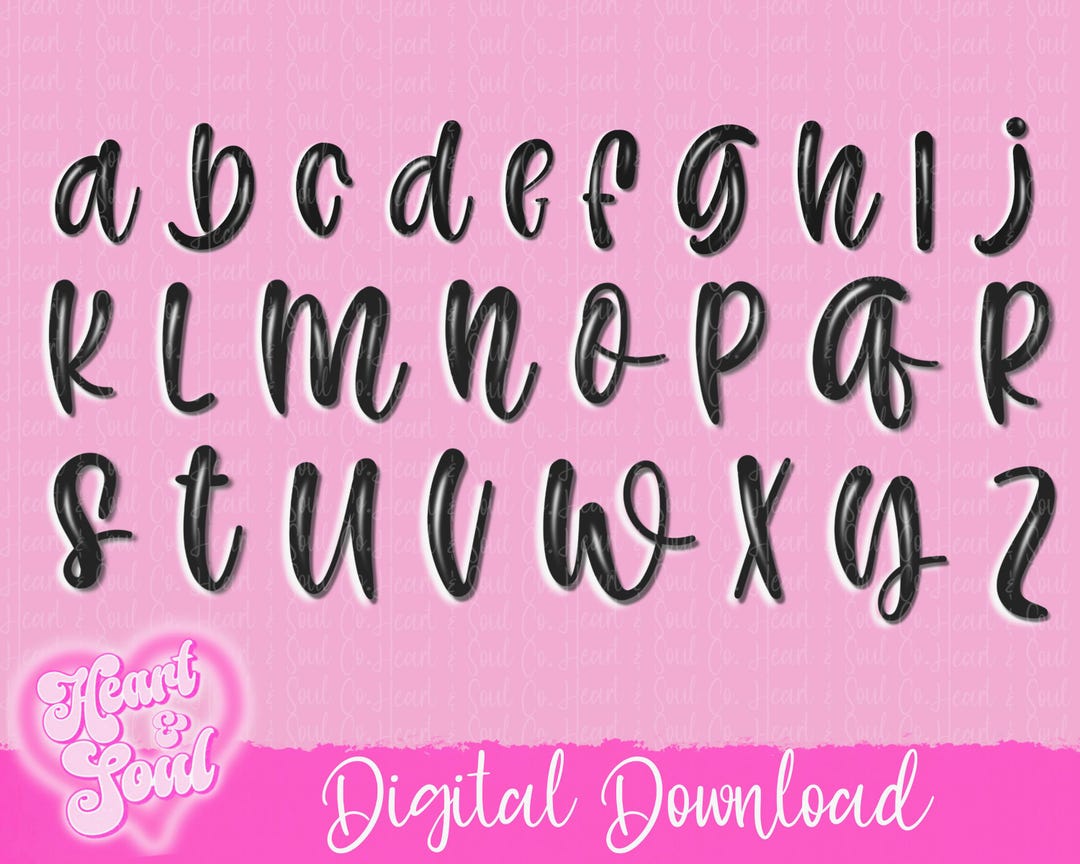 Airbrush Letters Png- Graffiti Letters Png- Airbrush Letters for ...