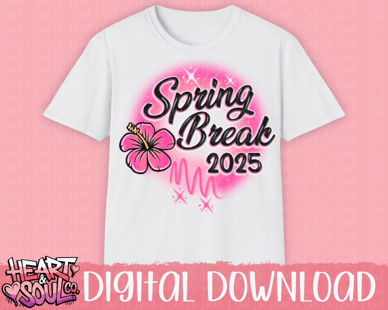 Spring Break Png- Spring Break Airbrush Png- Digital Download - Etsy