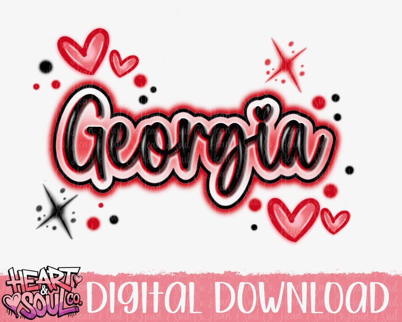 Georgia Png- Georgia Airbrush Png- Digital Download - Etsy