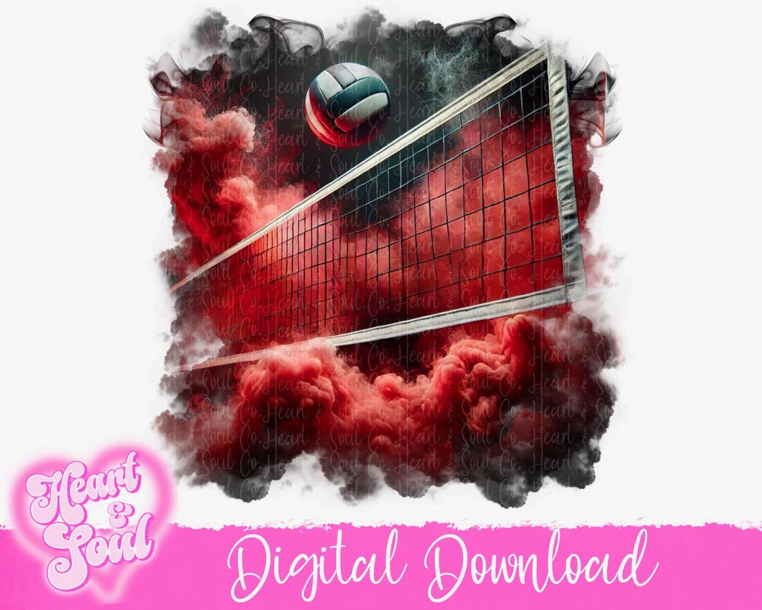 Volleyball Background Template Png-volleyball Sublimation Background ...
