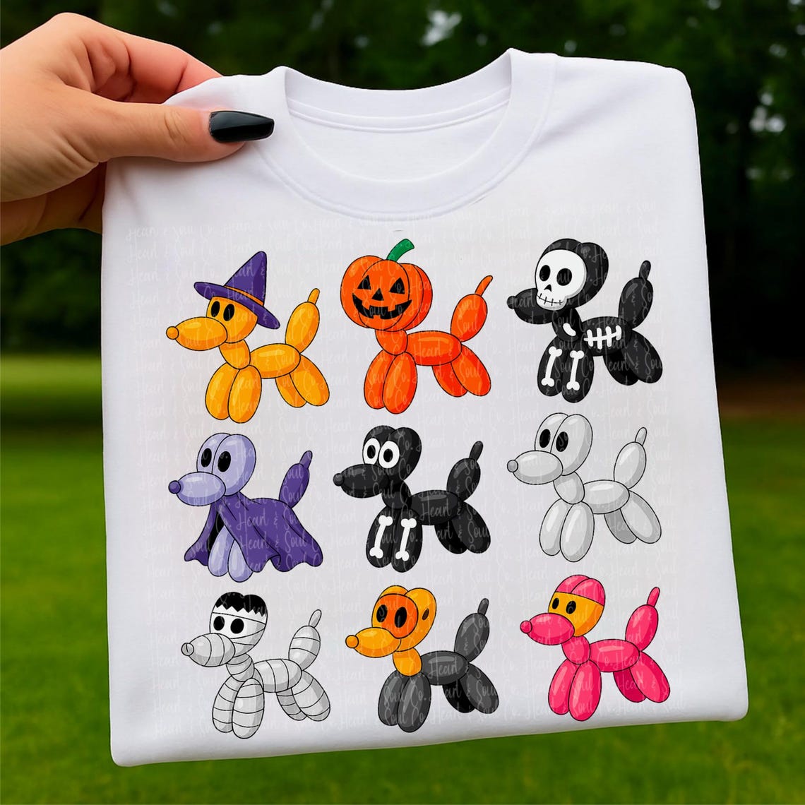 Halloween Ballon Dogs Png- Spooky Balloon Dogs Png-digital Download - Etsy