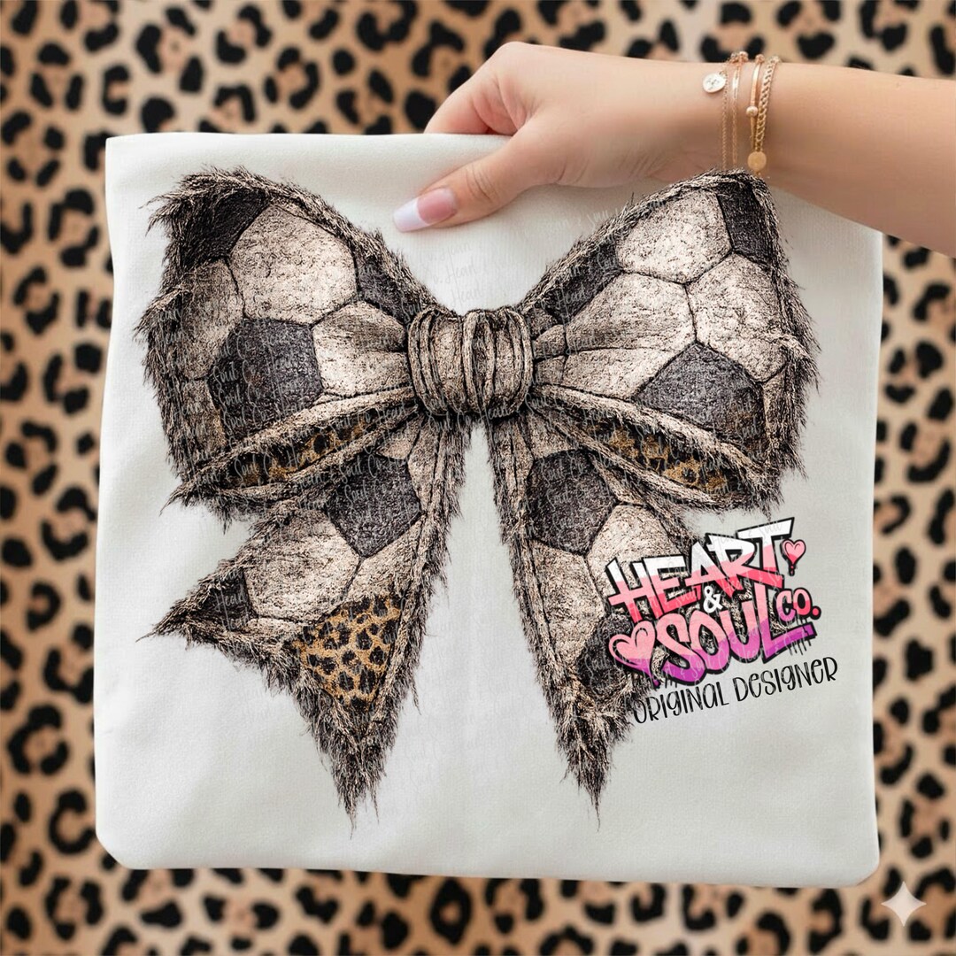 Soccer Bow Png- Vintage Soccer Coquette Bow-soccer Coquette Bow-soccer ...