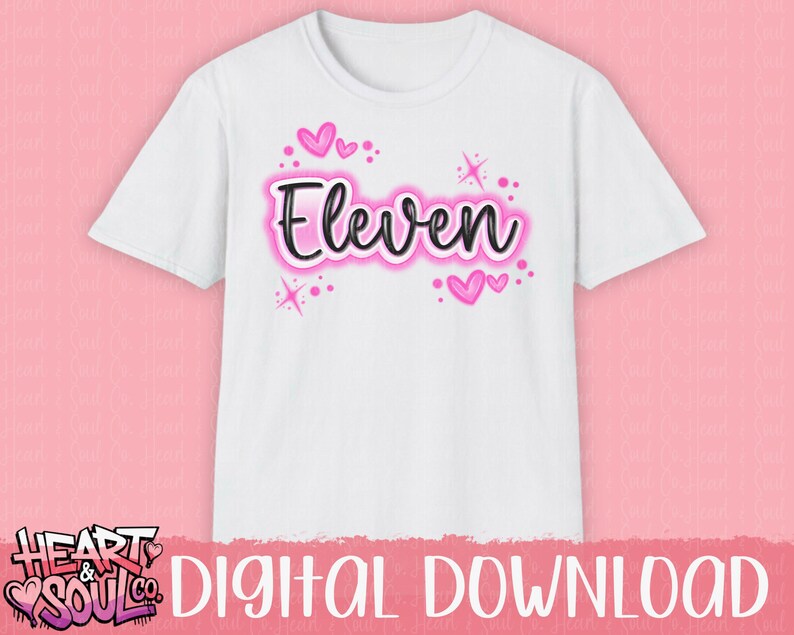 Eleven Png- Eleven Airbrush Png- Eleven Birthday Png- Digital Download ...