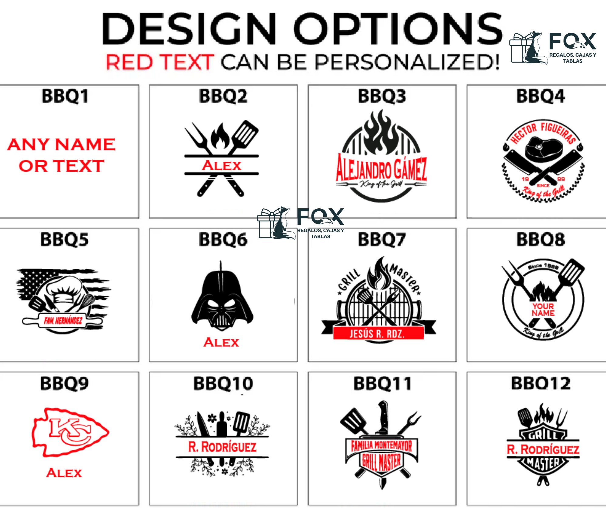 The Grillfather BBQ Box, Engraved Grill Box, Custom BBQ, Grill Tools ...