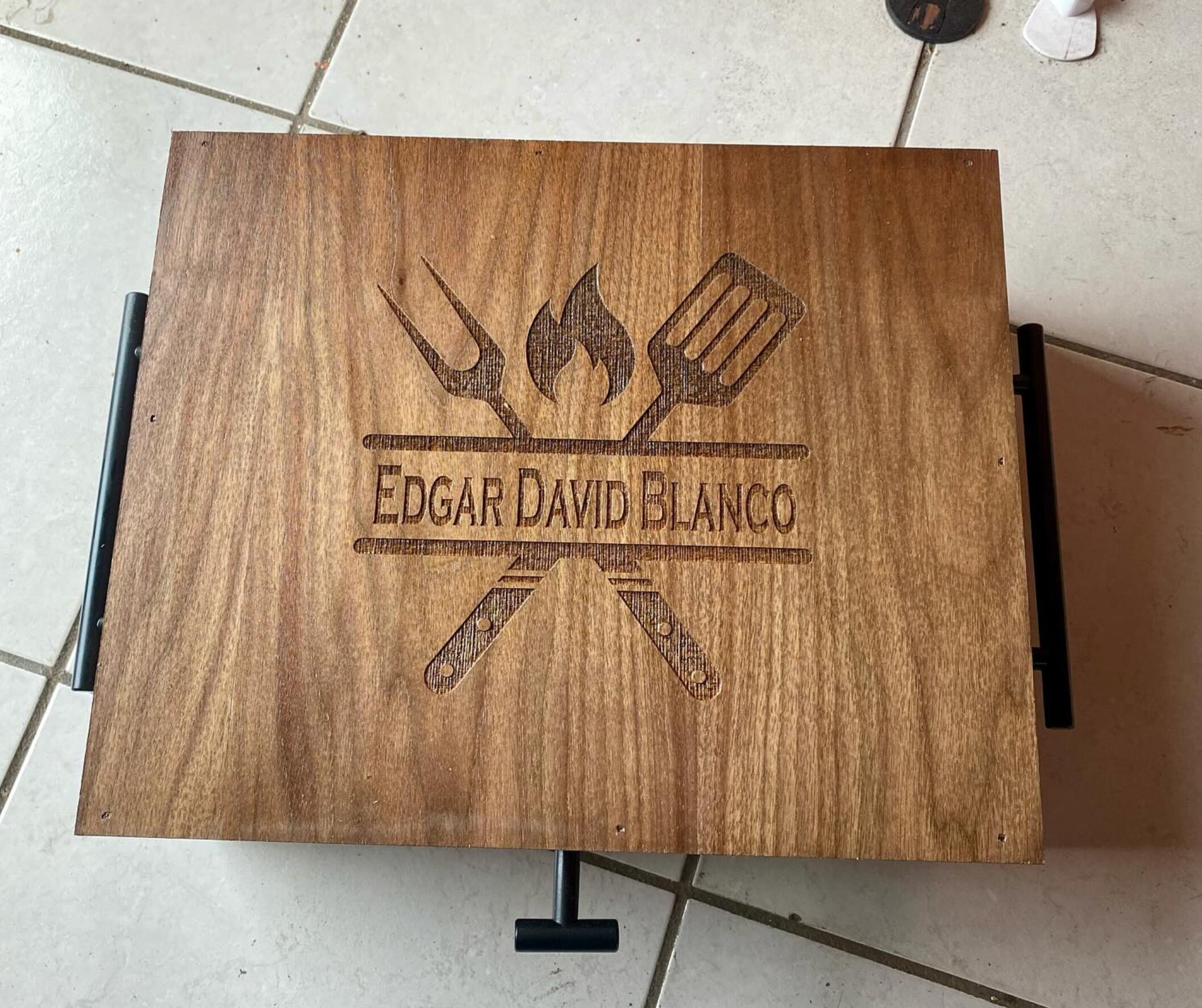 The Grillfather BBQ Box, Engraved Grill Box, Custom BBQ, Grill Tools ...