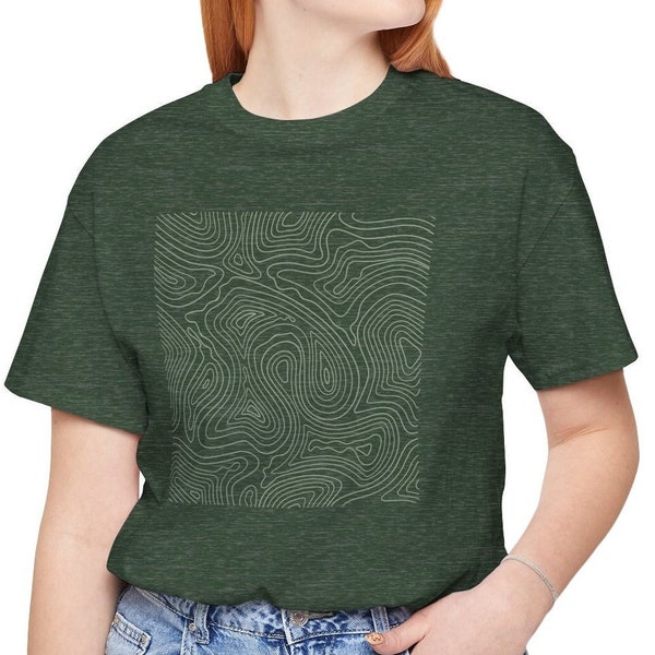 Topographic Map Clothing - Etsy