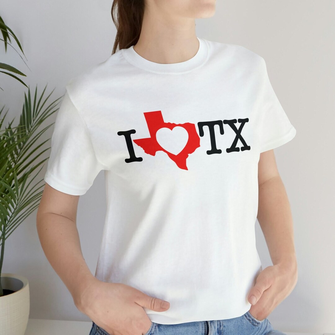 Texas Shirt, Texas Tee, Texas Graphic Tee, Texas Love Shirt, Texas Map ...