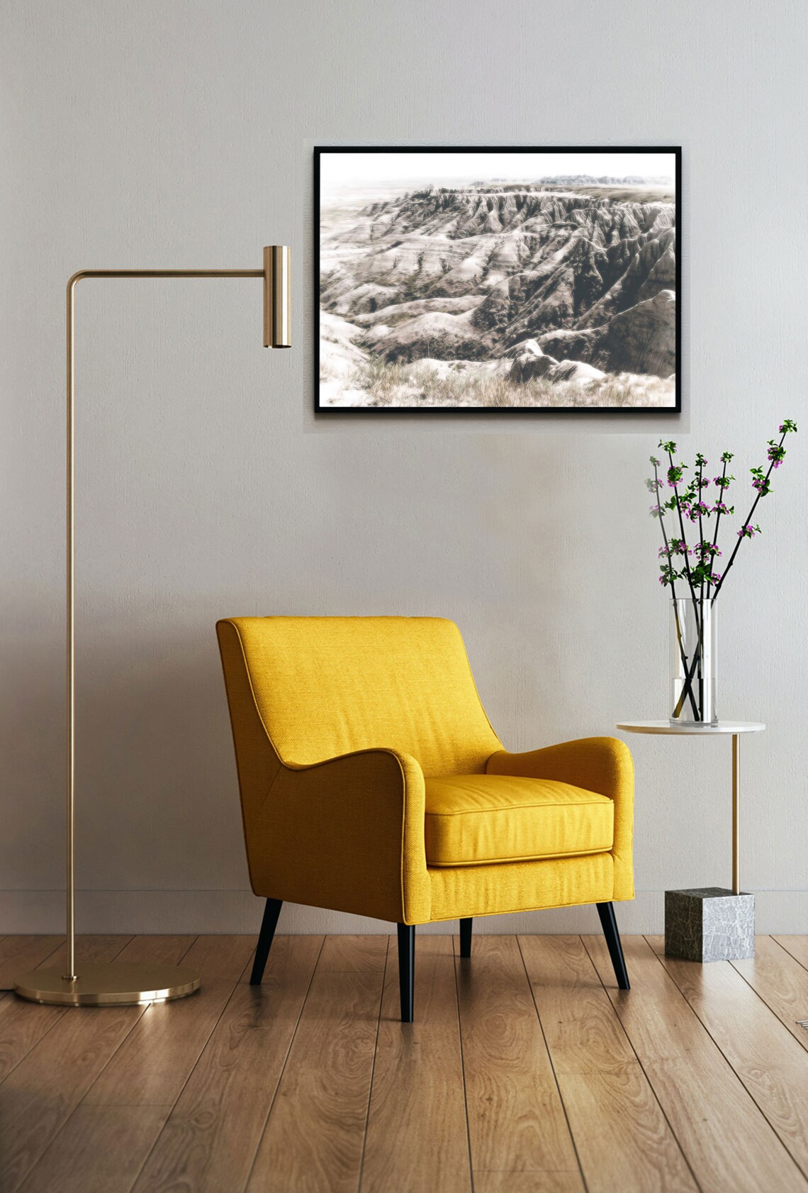 Digital Download Badlands Oil Paint Photography South Dakota - Etsy