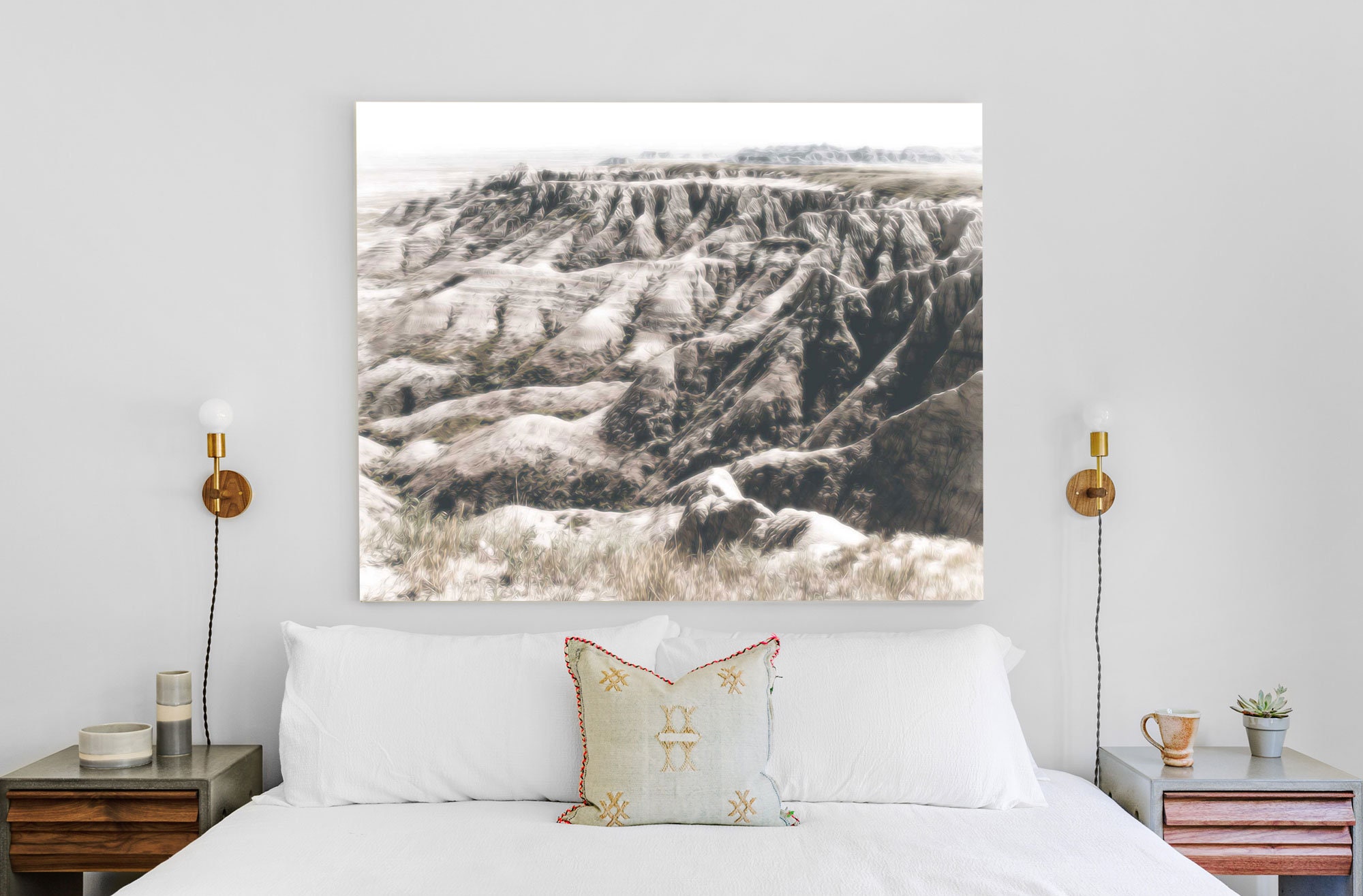 Digital Download Badlands Oil Paint Photography South Dakota - Etsy