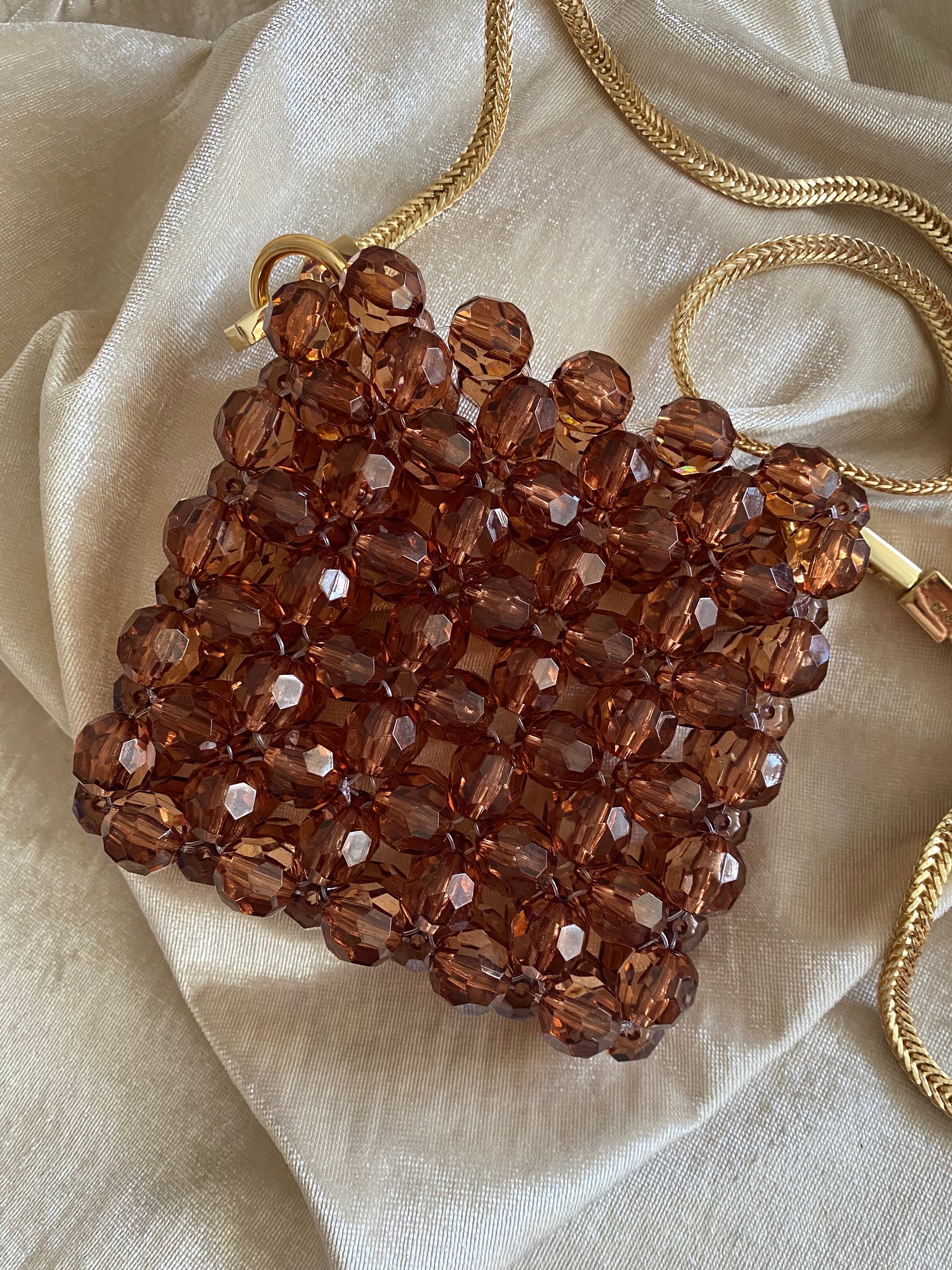 Handmade Mini Beaded Bag Christmas Gift Idea Wedding Bridal - Etsy