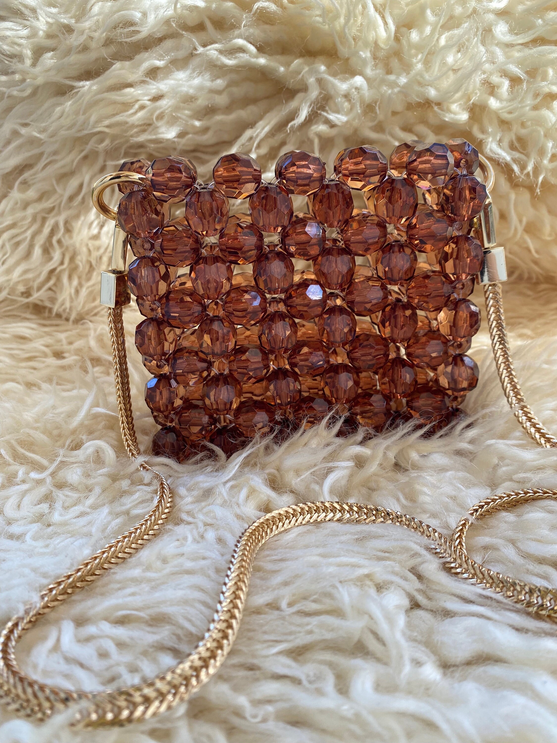 Handmade Mini Beaded Bag Christmas Gift Idea Wedding Bridal - Etsy