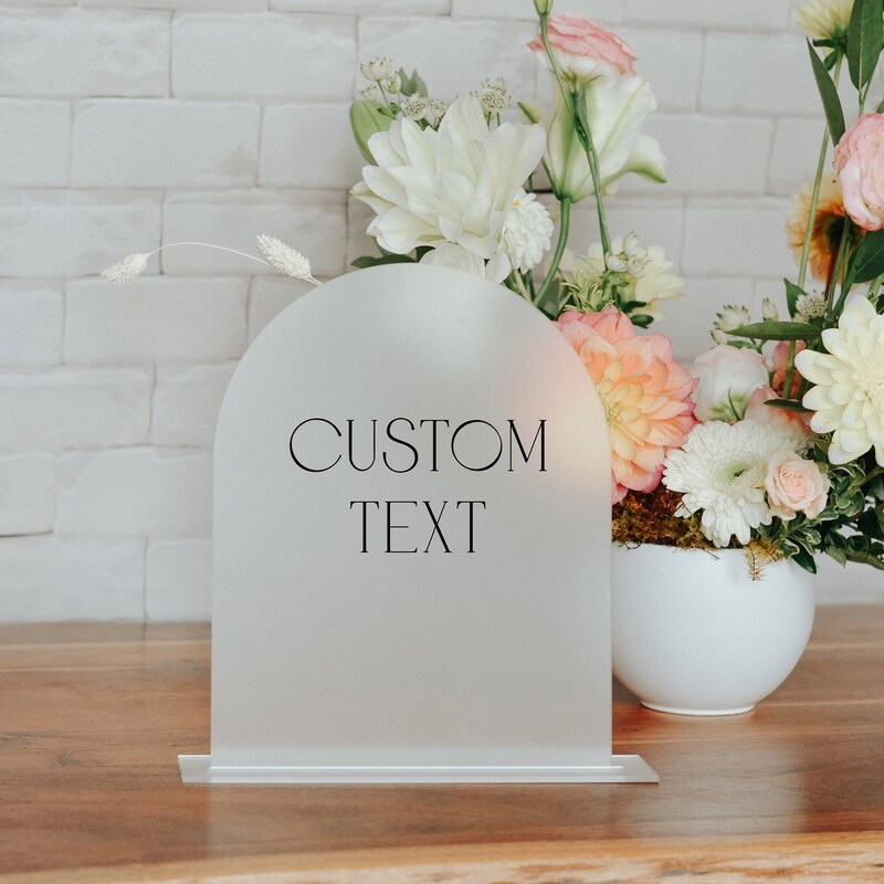 Arch Sign and Stand - Etsy