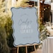 Wavy Welcome Sign Wedding Bridal Shower Engagement Event Digital or ...